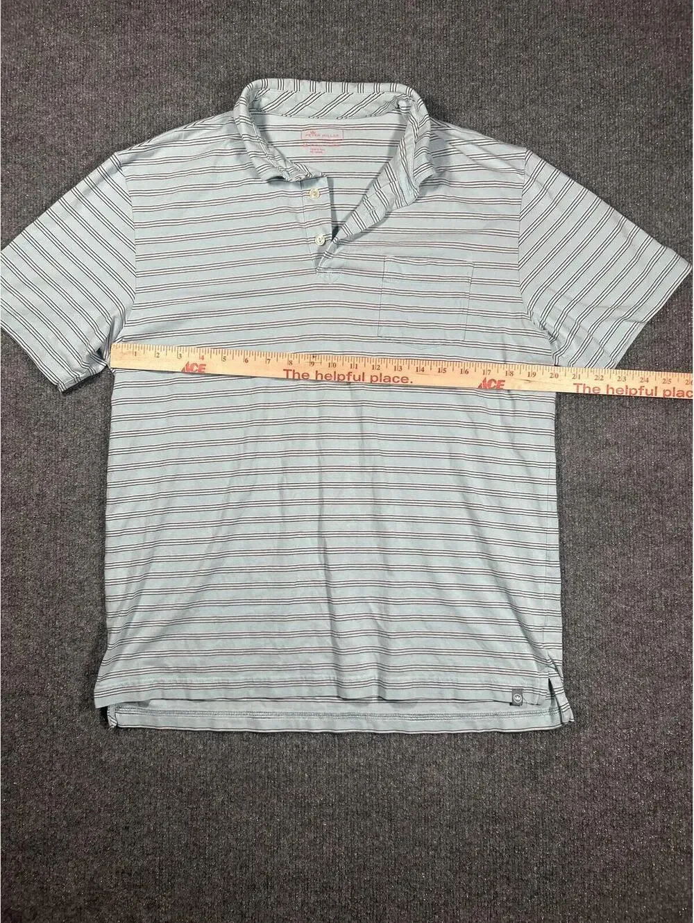 Peter Millar | Shirts | Peter Millar Mens Striped Polo Shirt Medium ...